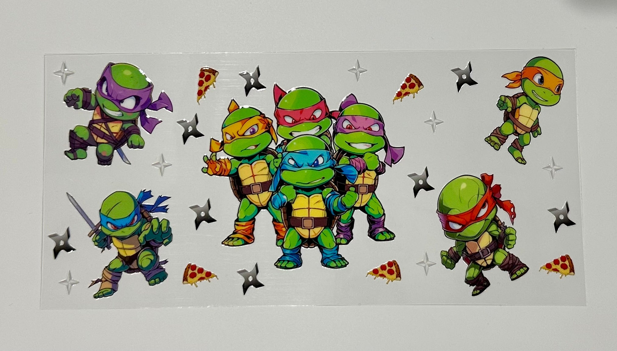 16oz UV DTF WRAP - NINJA TURTLES – Our Little Crafters Co